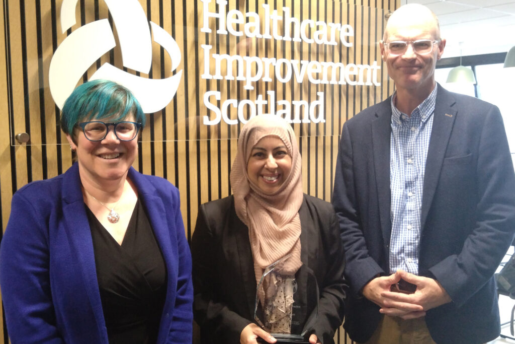 Jane Davies Award Winner 2025 – Healthcare Improvement Scotland